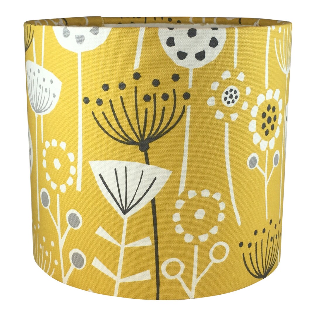 Scandi Bergen Fabric Lampshade,handmade Lampshade, Table Lampshade ...