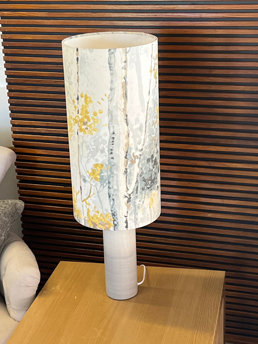 Extra Tall Handmade Lampshade With Tree Design, Suitable for Table Lamp ...