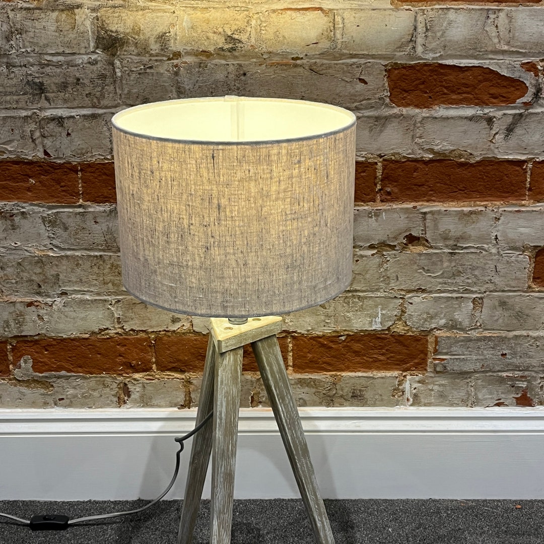 Natural Linen Lampshade, Handmade Lampshades, Bedside Lamp, Ceiling ...