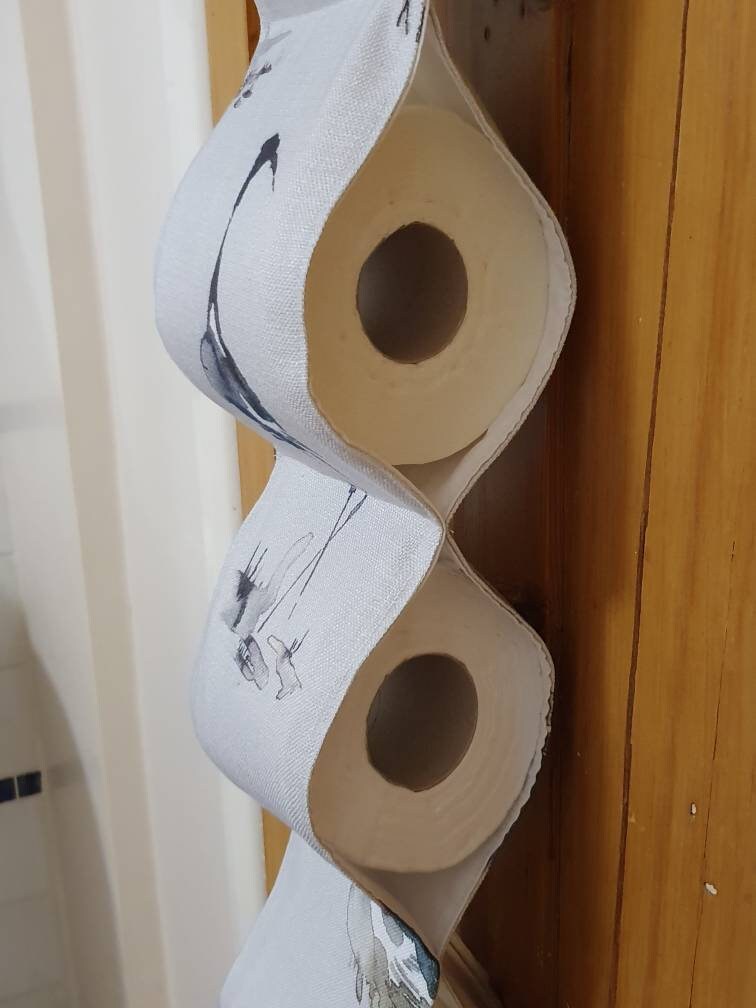Beautiful Handmade Fabric Loo Roll Holder Toilet Roll Holder - Etsy