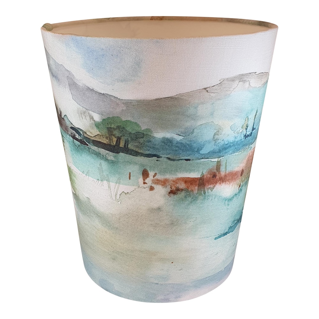 Waste Paper Bin Finished With Voyage Maison Russet Shores Fabric ...