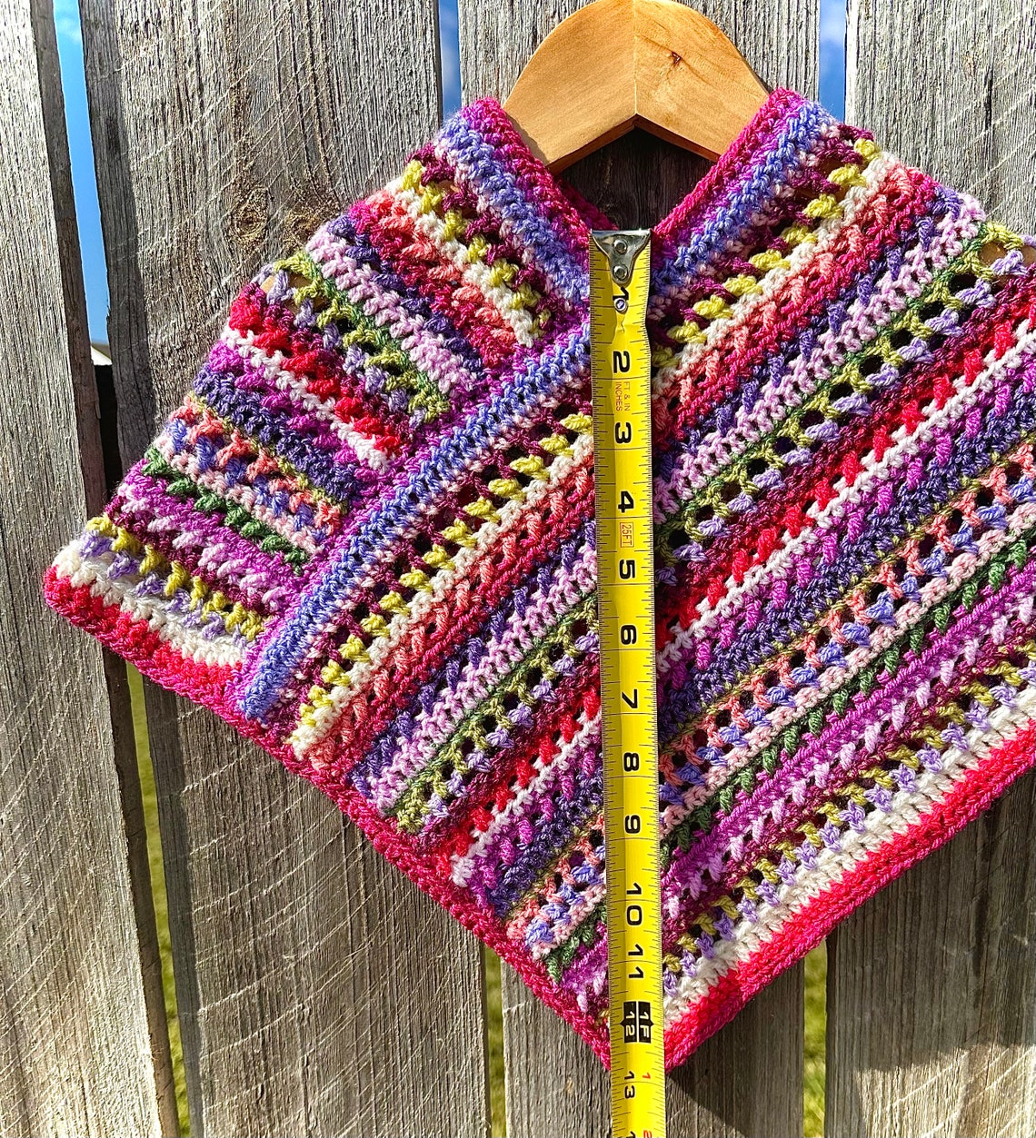 Crocheted Little Girl Poncho (2T-3T) - Etsy
