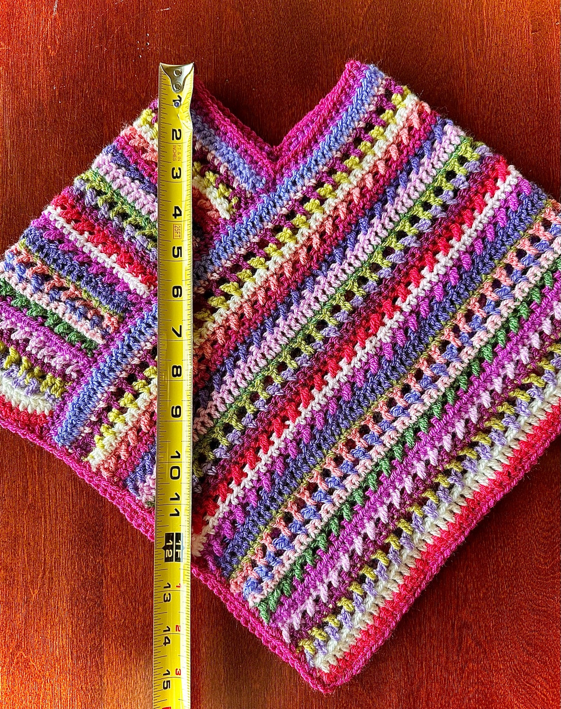 Crocheted Little Girl Poncho (2T-3T) - Etsy