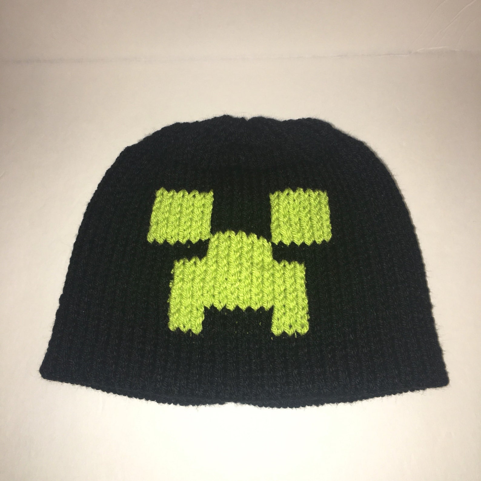 Creeper Inspired Beanie Creeper Hat Minecraft Monster - Etsy