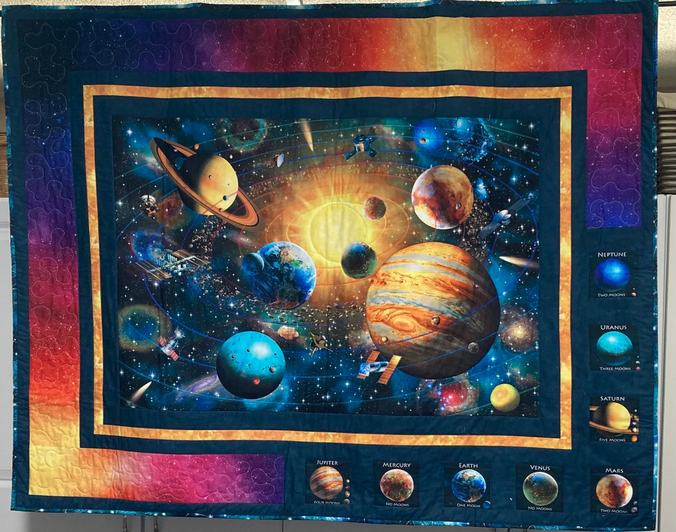 Solar System Quilt