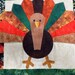Thanksgiving Turkey Appliquéd Dresden Plate Feathers Set of 6 Placemats ...