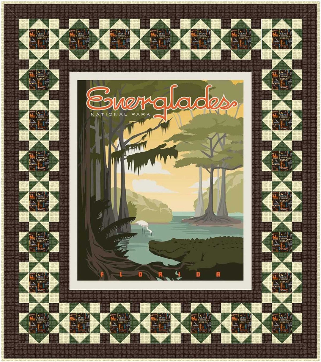 National Parks Panel Quilt Pattern - Etsy