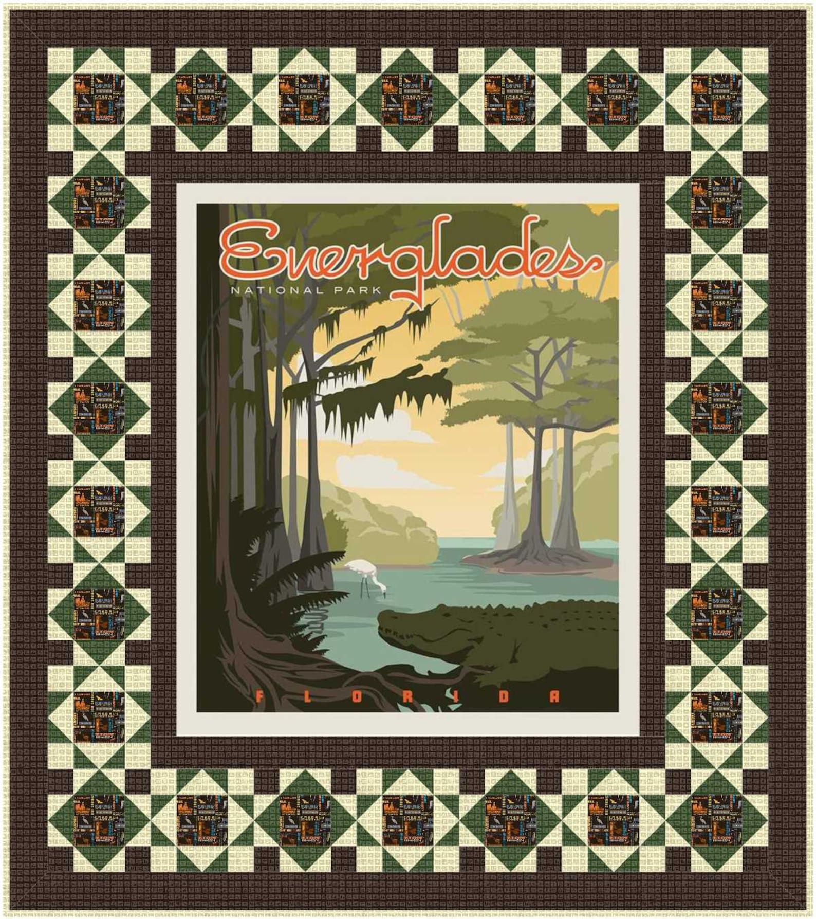 National Parks Panel Quilt Pattern - Etsy