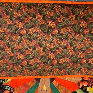 Thanksgiving Turkey Appliquéd Dresden Plate Feathers Set of 6 Placemats ...