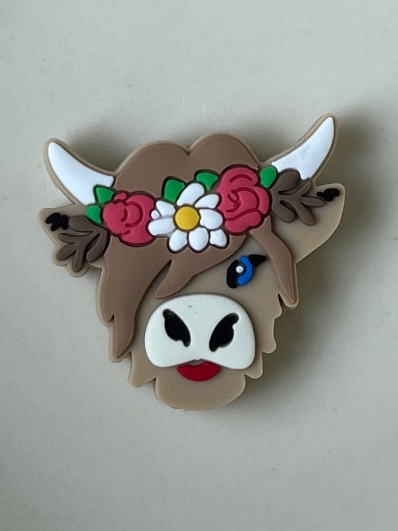 Highland Cow Focal Bead - Etsy