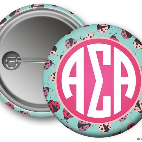Alpha Sigma Tau Pattern Vinyl Sorority Decal 2x4 | Etsy