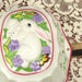 Rabbit Gelatin Mold Le Cordon Bleu Porcelain Floral Bunny 1986 Franklin ...
