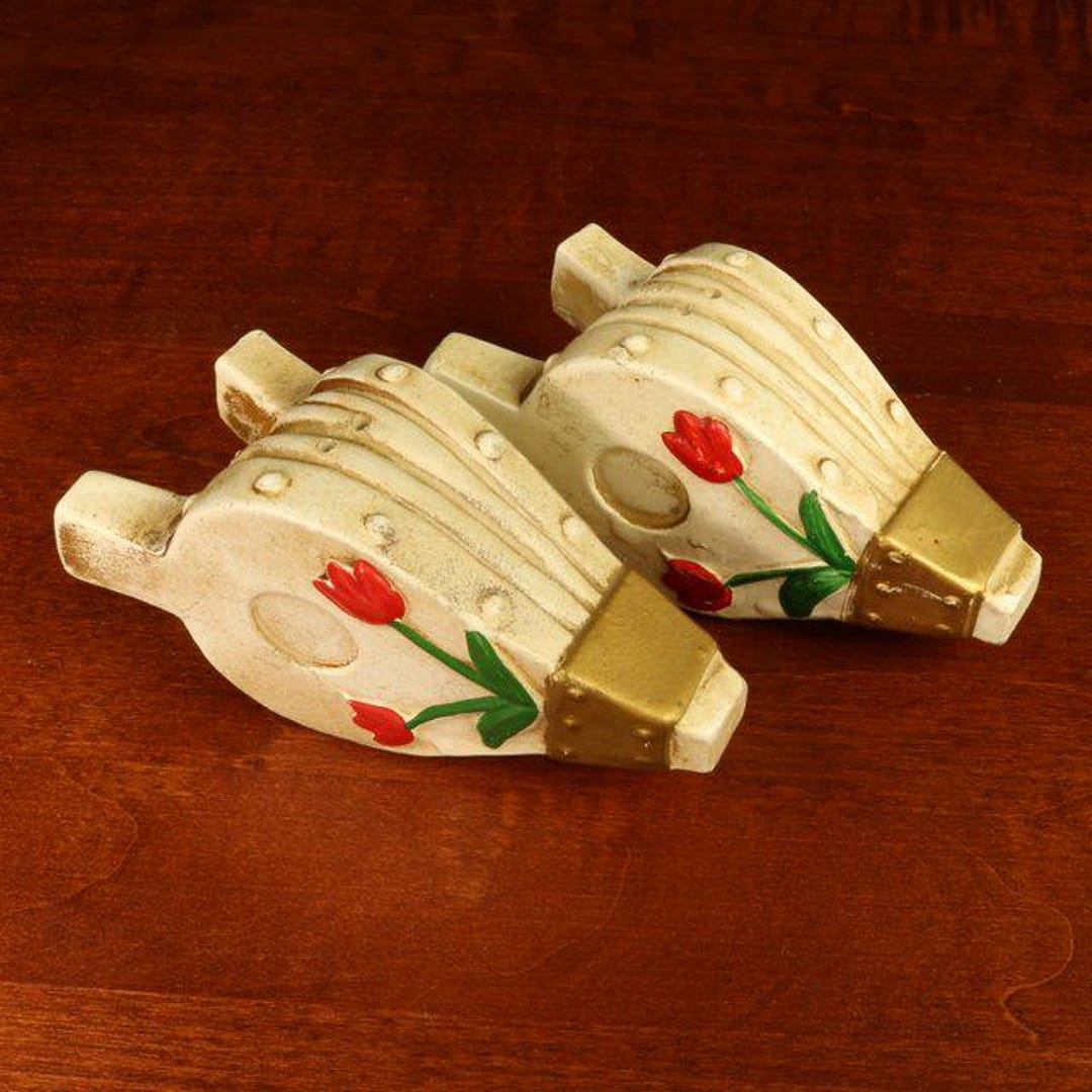Vintage Bellows Salt and Pepper Shakers: Tulip Farmhouse Kitchen Decor ...