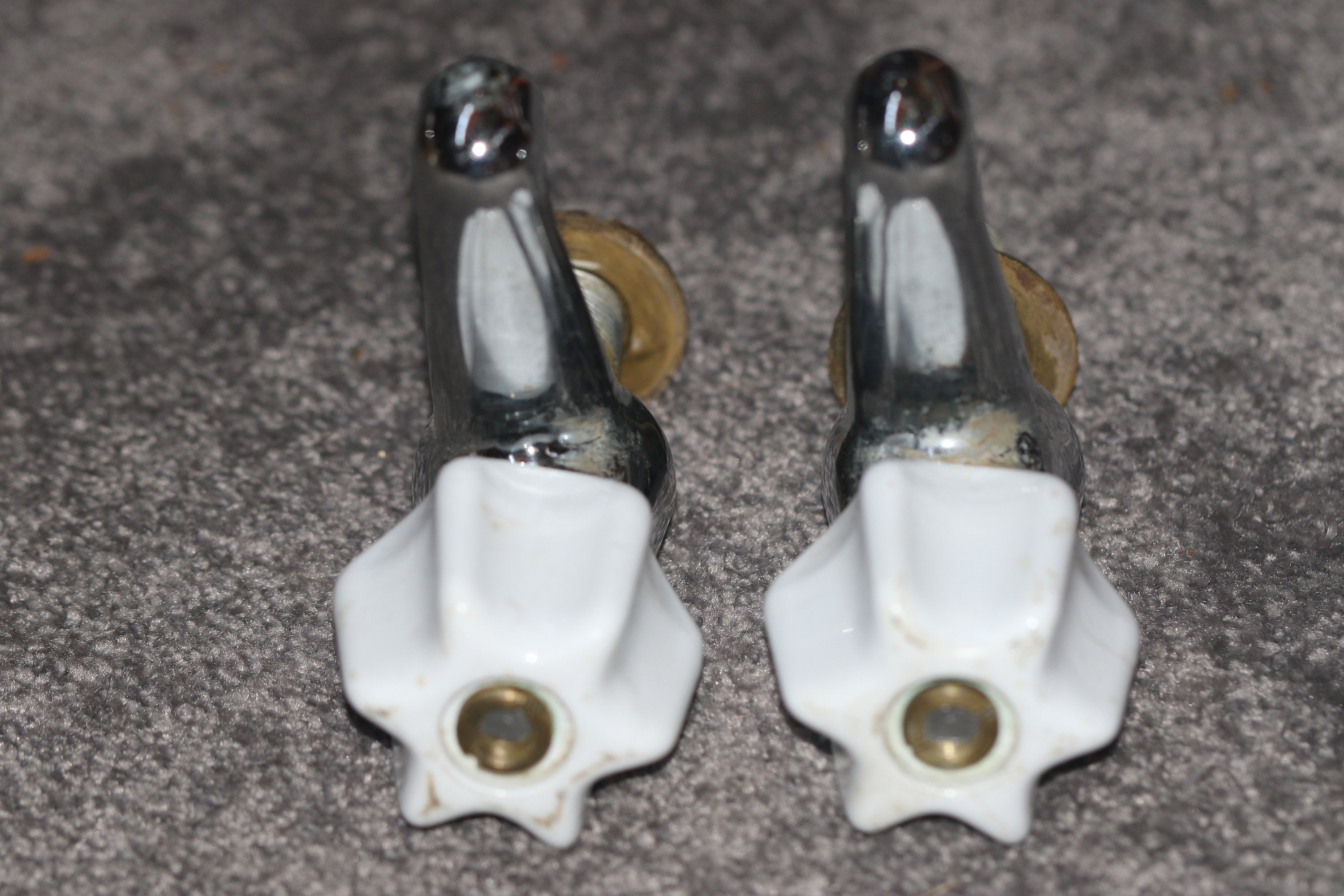 Pair of Metal and Plastic Tapware | Etsy