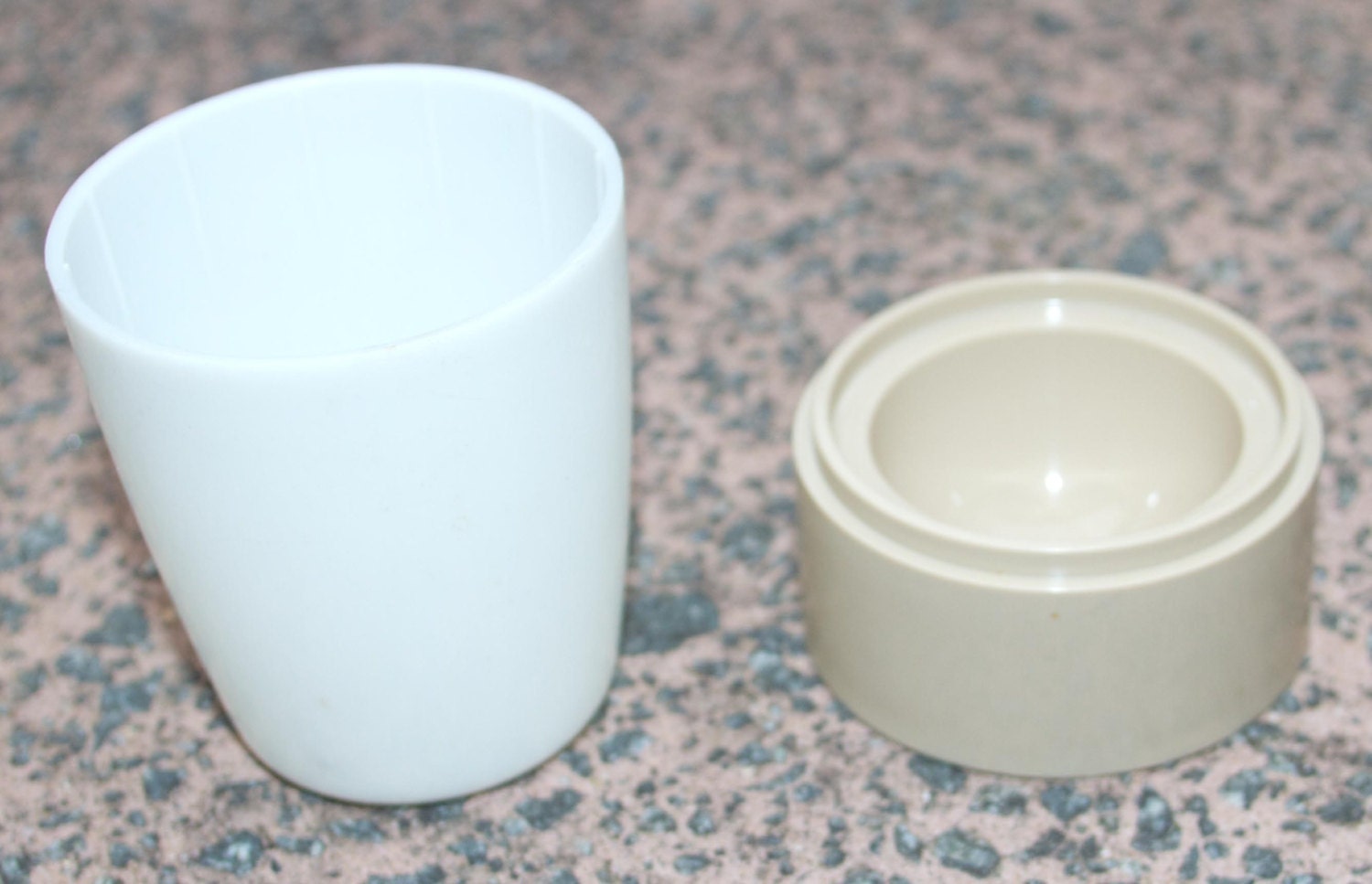 Beige Base Tupperware Lidded Egg Cup Tupperware Egg Cup with | Etsy