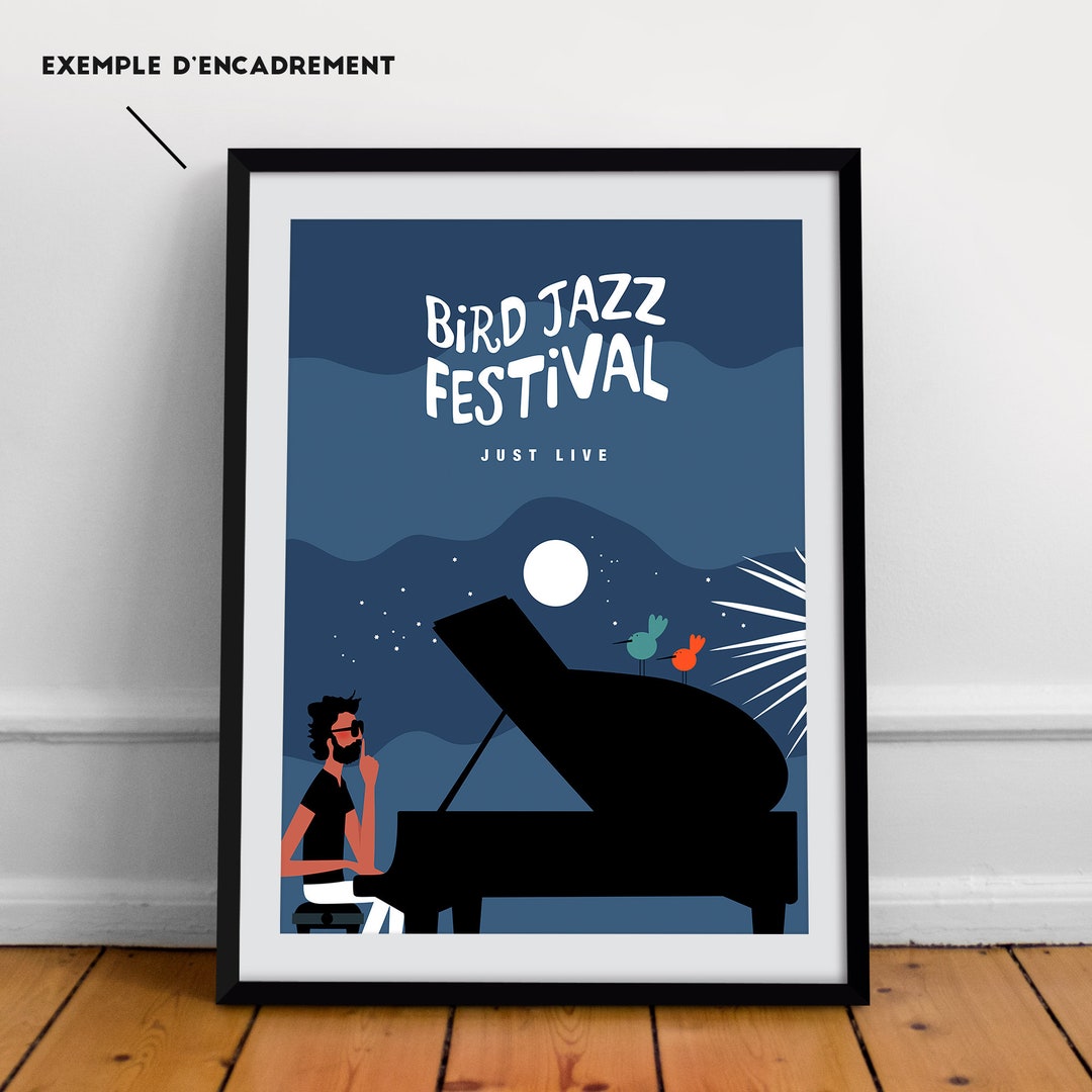 Jazz Pianist Poster, Jazz Festival, Piano Player, Jazz Musician Poster ...