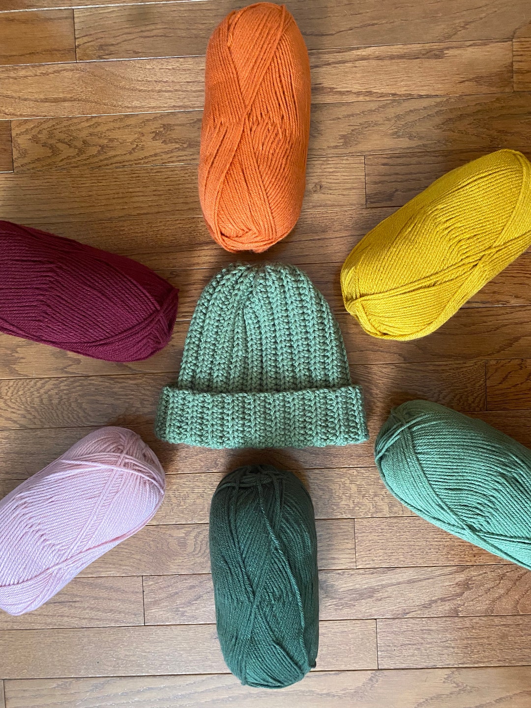 DIY Crochet Beanie Kit - Etsy