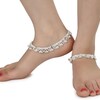 Indian Anklet 14k Gold Plated Anklets Ankle Chain Women's Jewelry Foot ...