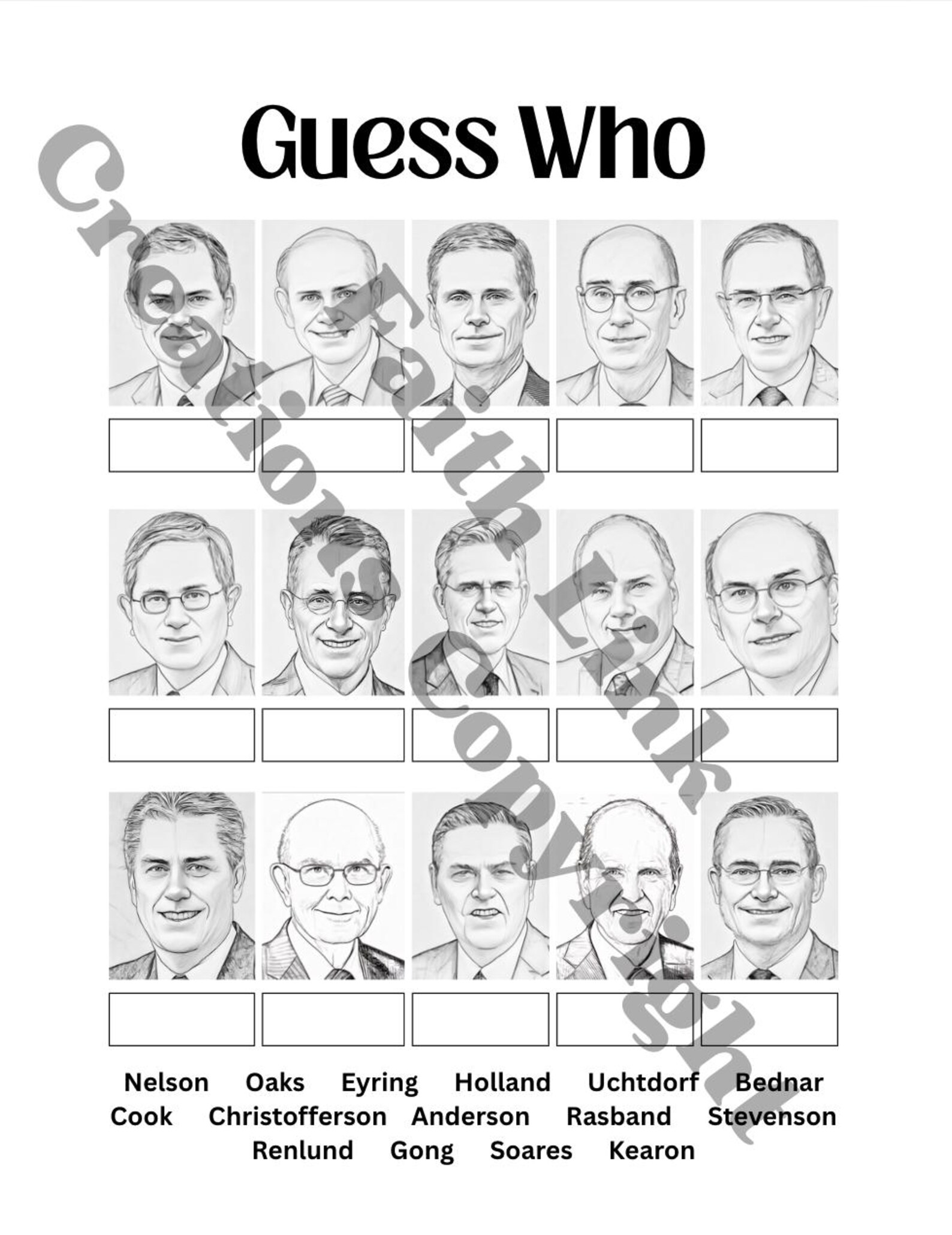 April 2025 General Conference Packet - Etsy