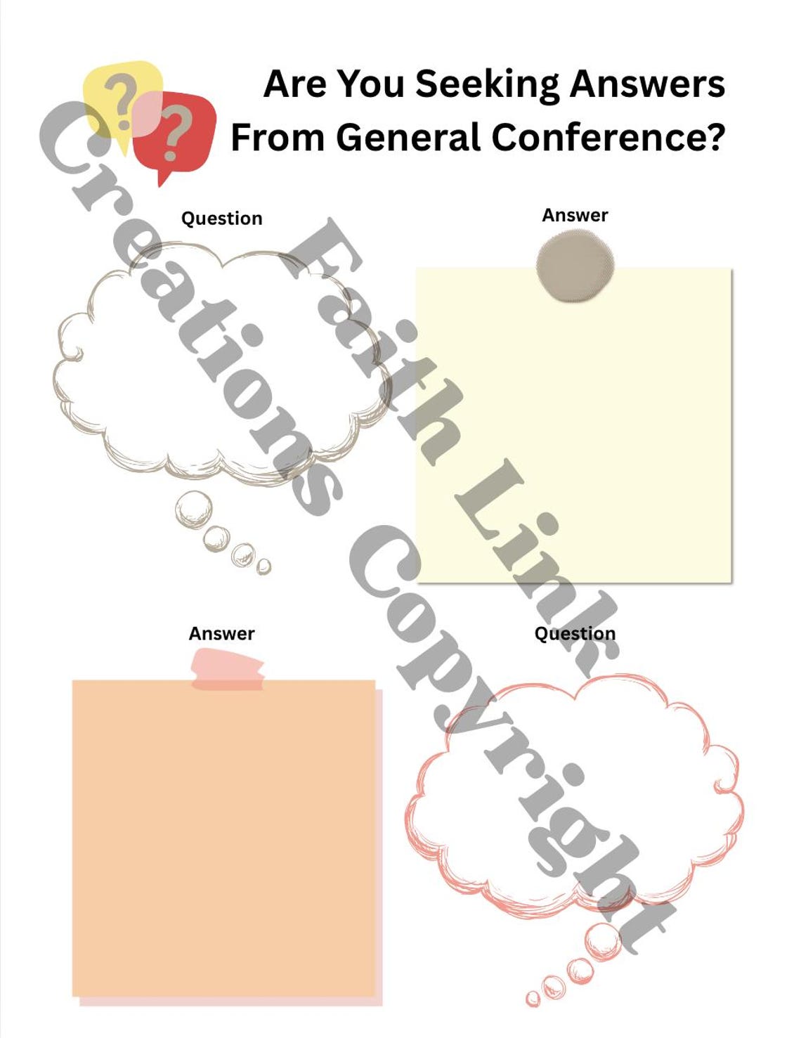 April 2025 General Conference Packet - Etsy