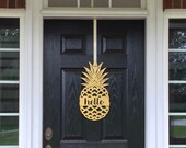 Hello Pineapple Front Door Wreath Front Door Decor - Etsy