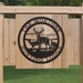 Deer Hunting Cabin Custom Metal Sign - Deer Shack Outdoor Wall Art ...
