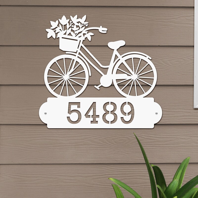 Wrought Iron House Numbers - Etsy