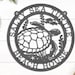 Sea Turtle Marine Life Sign | Coastal Decor | Nautical Wall Art | Ocean ...
