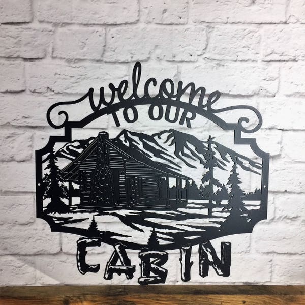 Cabin Driveway Signs - Etsy