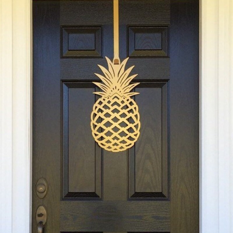 Pineapple Door Decor - Etsy