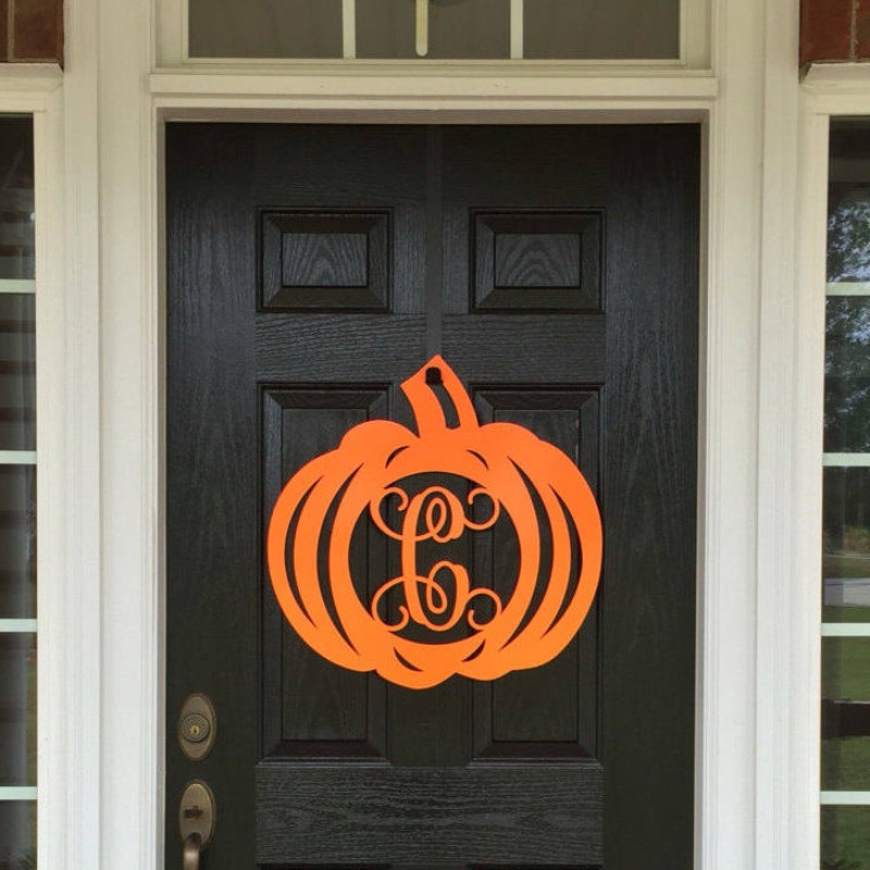 Fall Monogram Wreath - Etsy