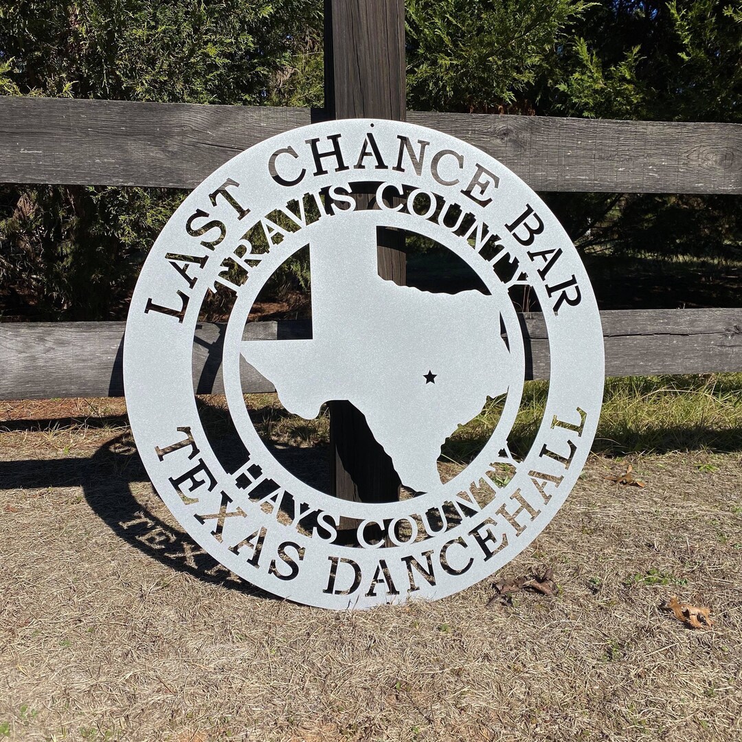 Texas State Custom Metal Sign, Personalized Texas Bar Sign, Outdoor ...