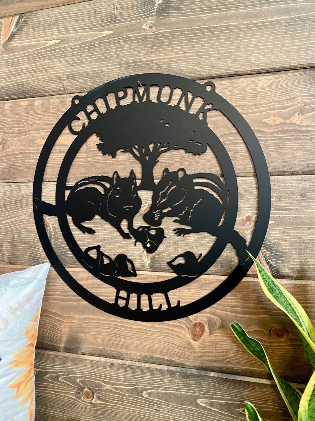 Personalized Chipmunk Sign Garden Sign Outdoor Wall / Yard Art - Etsy
