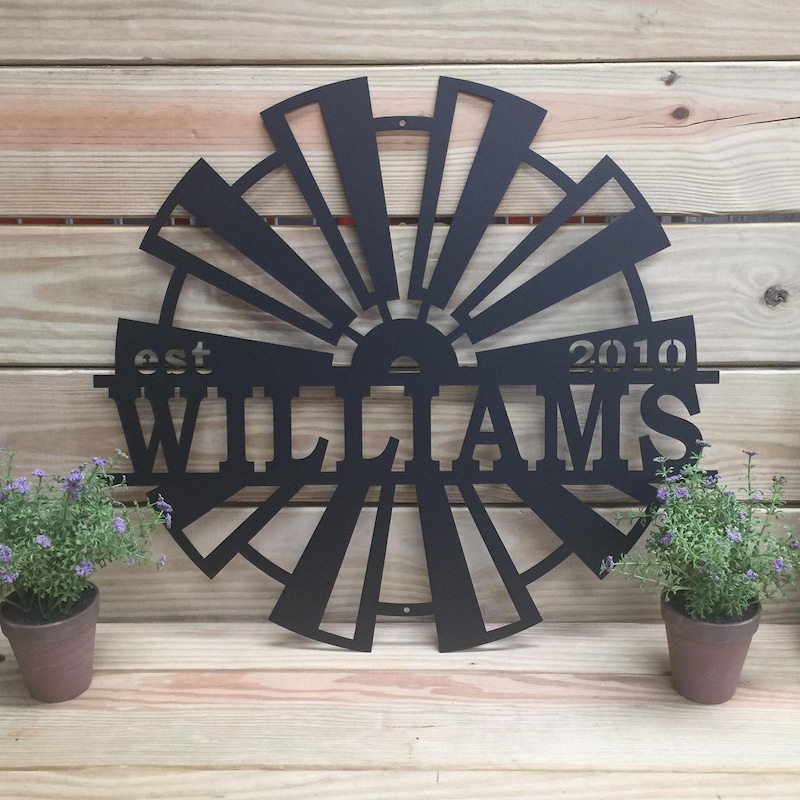 Metal Windmill - Etsy