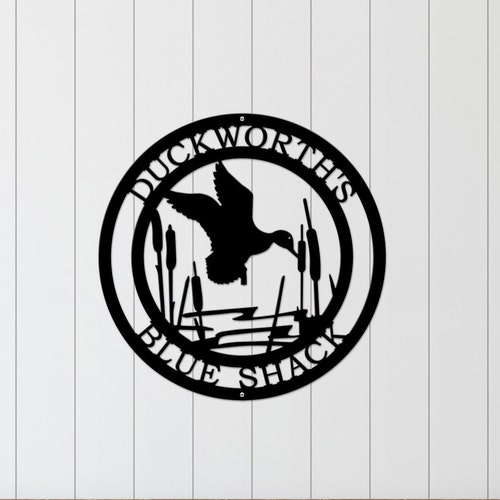 Custom Metal Duck Hunting Sign | Etsy