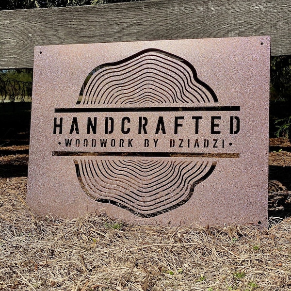 Metal Logo Sign - Etsy