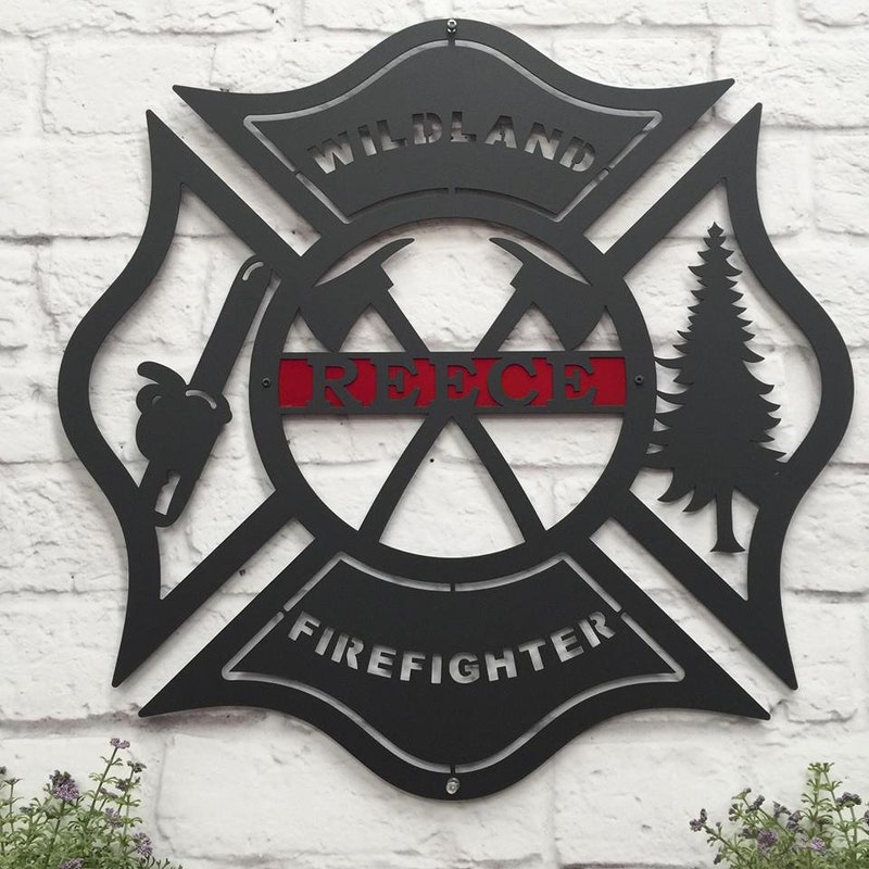 Firefighter Sign - Etsy