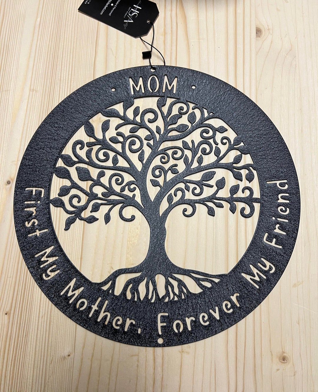 Mom Tree of Life Metal Wall Decor First My Mother, Forever My Friend ...