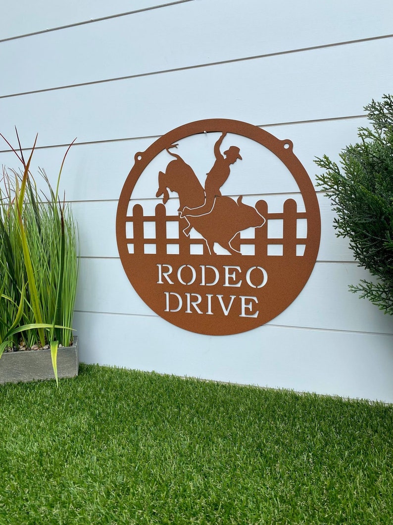 Rodeo Bull Riding Ranch Sign Bull Rider Gift Custom Made - Etsy
