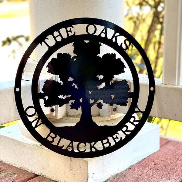 Oak Tree Sign - Etsy