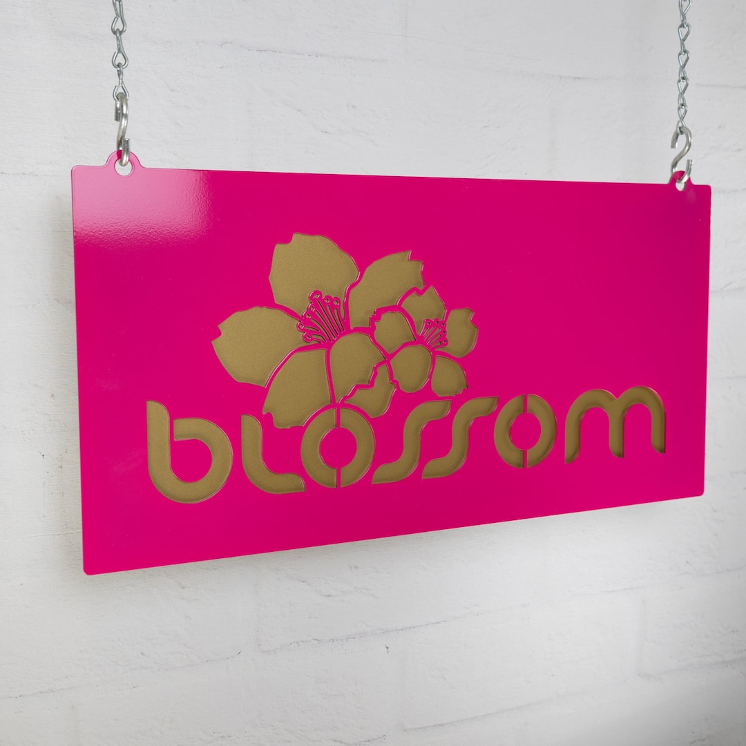 Hanging Custom Metal Business Sign - High Quality, Laser-cut Signage ...