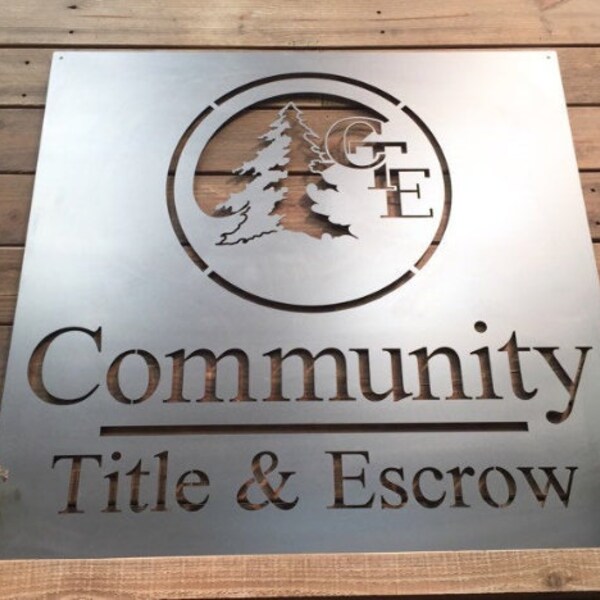 Laser Cut Metal Sign - Etsy
