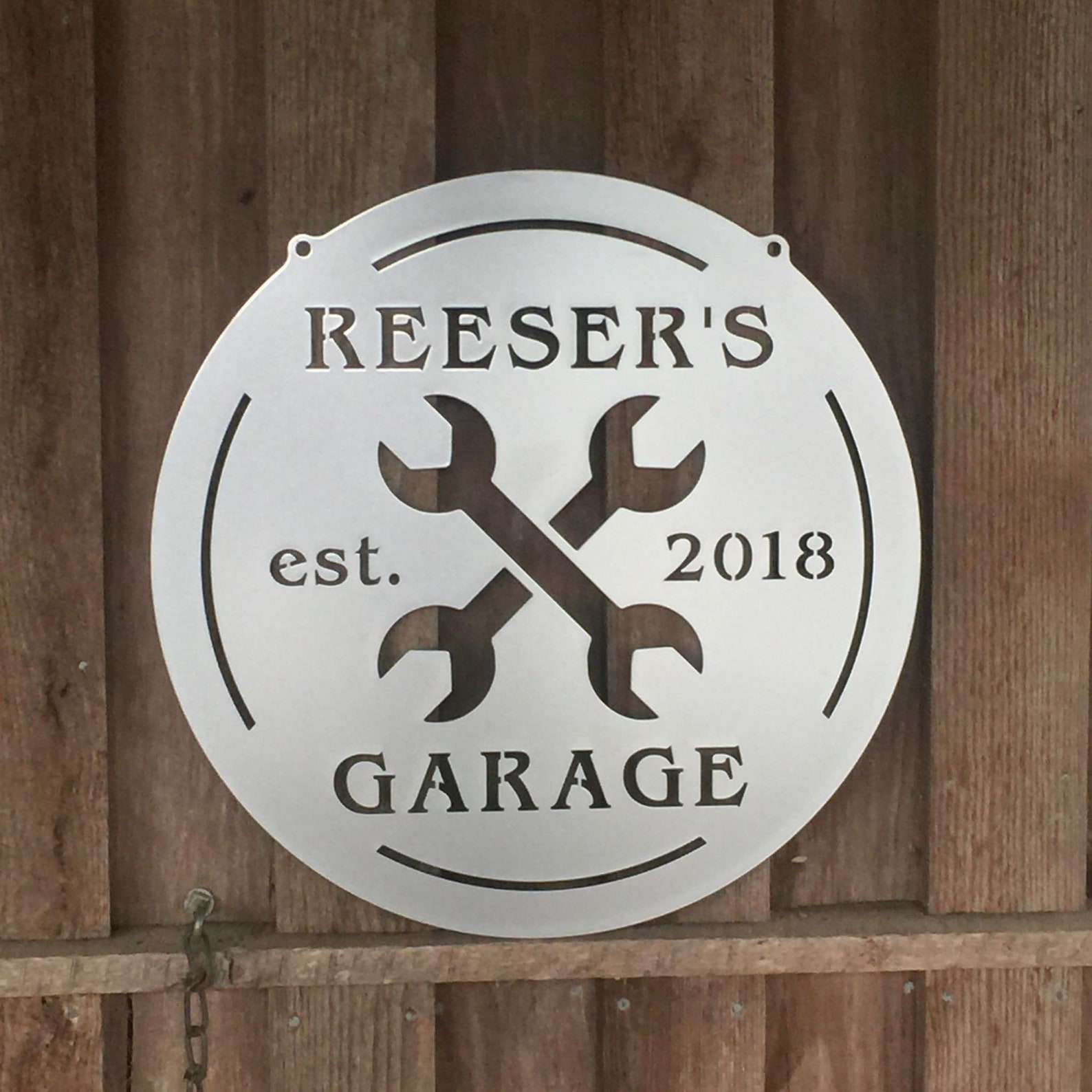 Custom Tool Shed Sign Personalized Metal Garage Sign - Etsy España