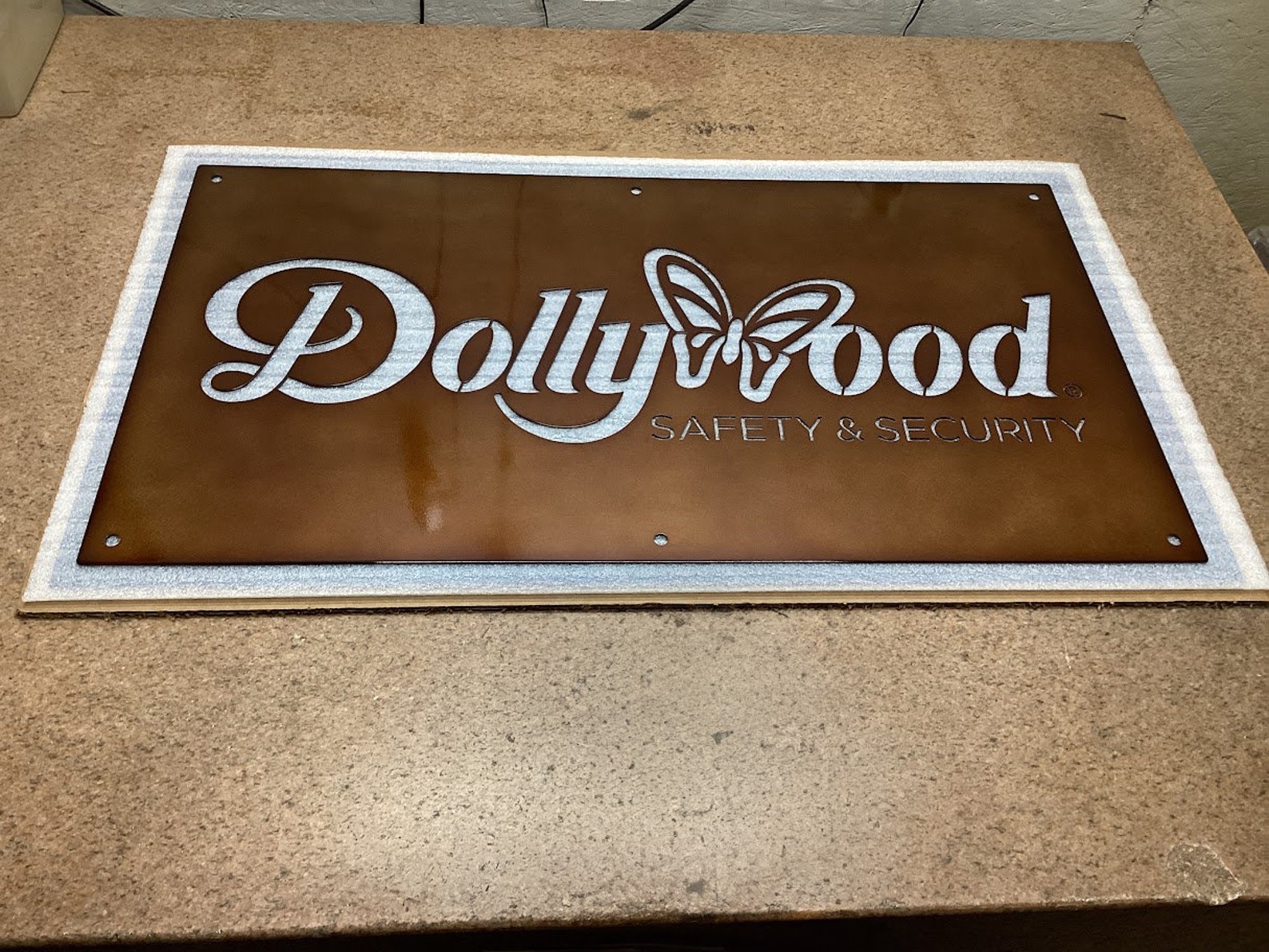 Large Metal Custom Business Laser Cut Logo Sign- With Your Logo - Over ...