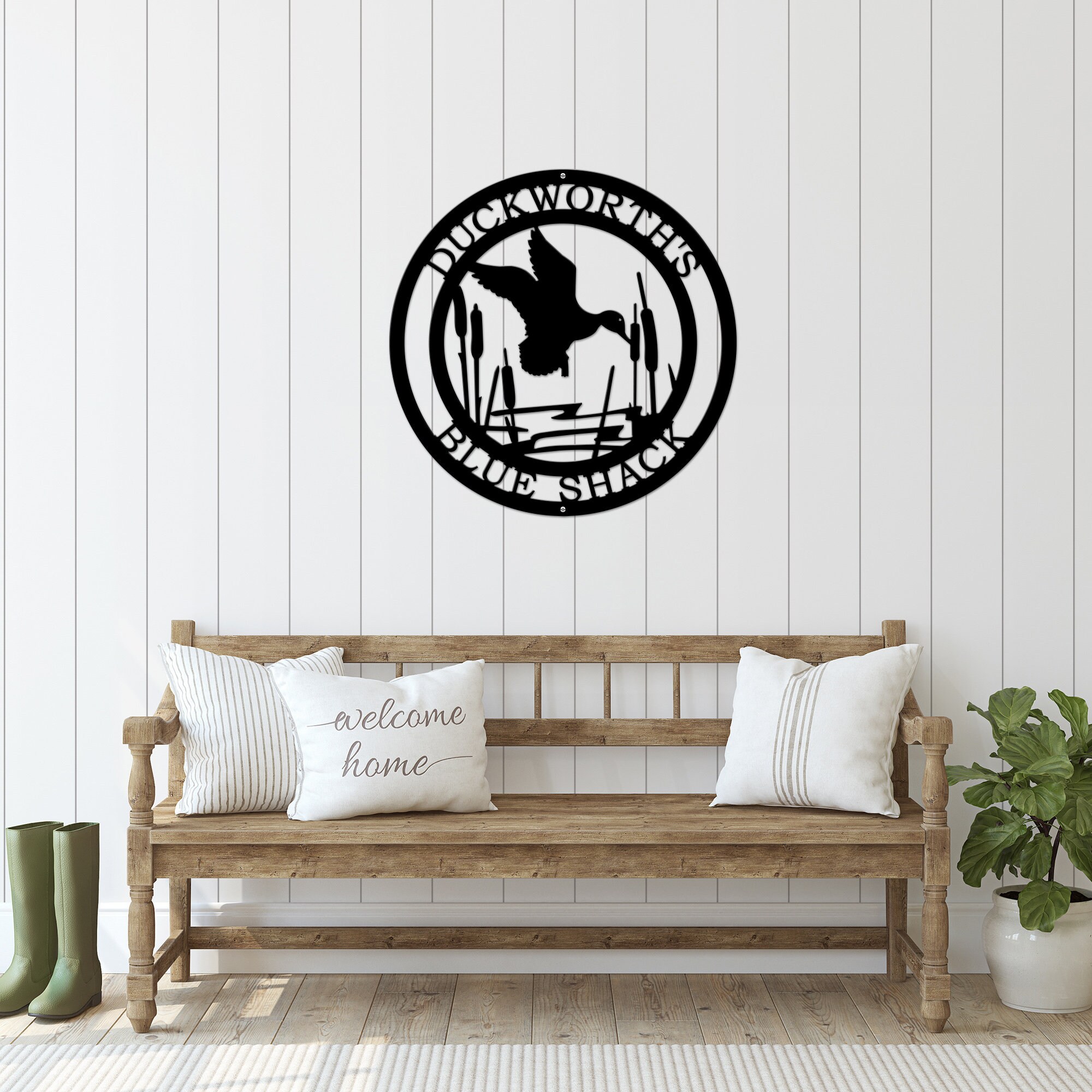 Cattail and Duck Art - Etsy