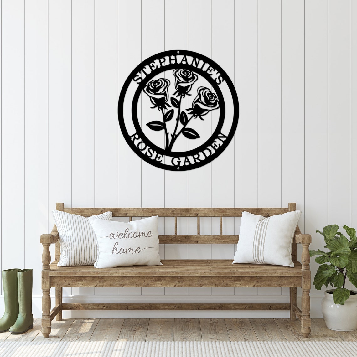 Custom Rose Garden Sign Custom Gardening Sign Makes Great - Etsy