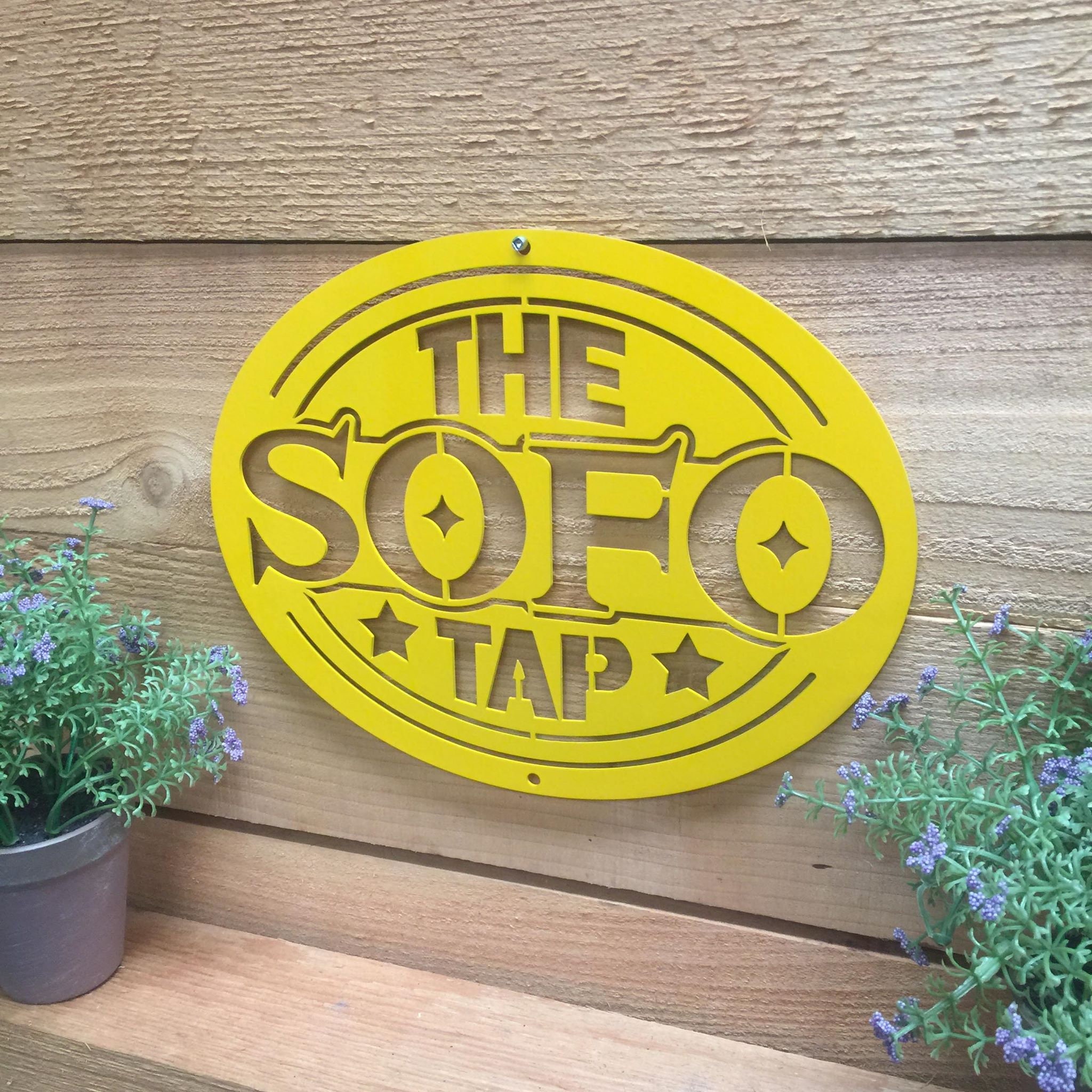 Small Custom Metal Business Storefront Signs Custom Logo | Etsy