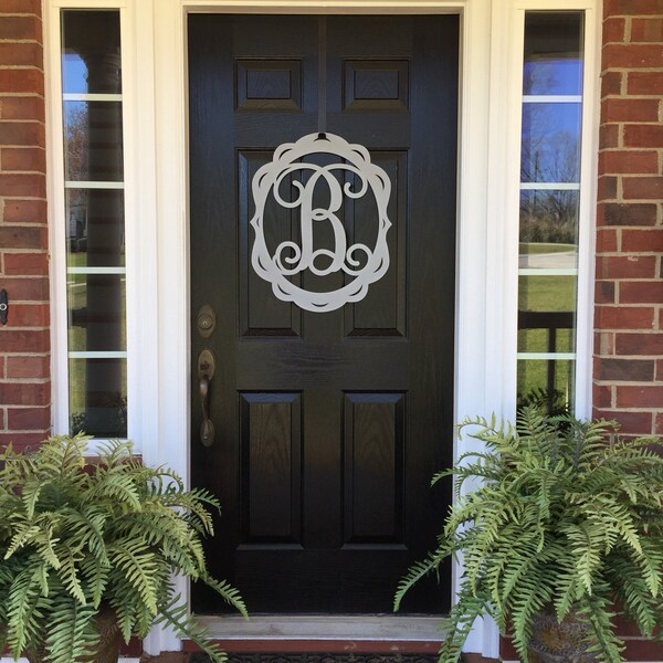 Monogram Door Wreath - Etsy