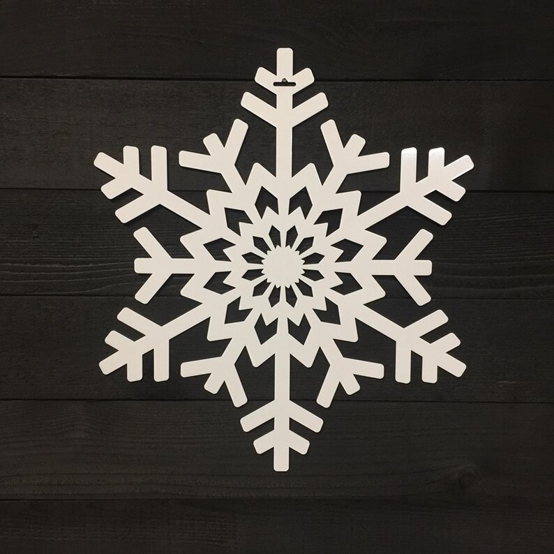 Snowflake Monogram Door Wreath Snowflake Door Decorations - Etsy