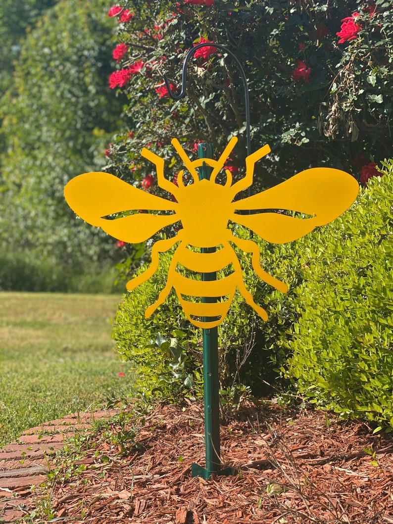 Bee Outdoor Metal DecorBee Sign Beekeeping Custom Metal Sign | Etsy